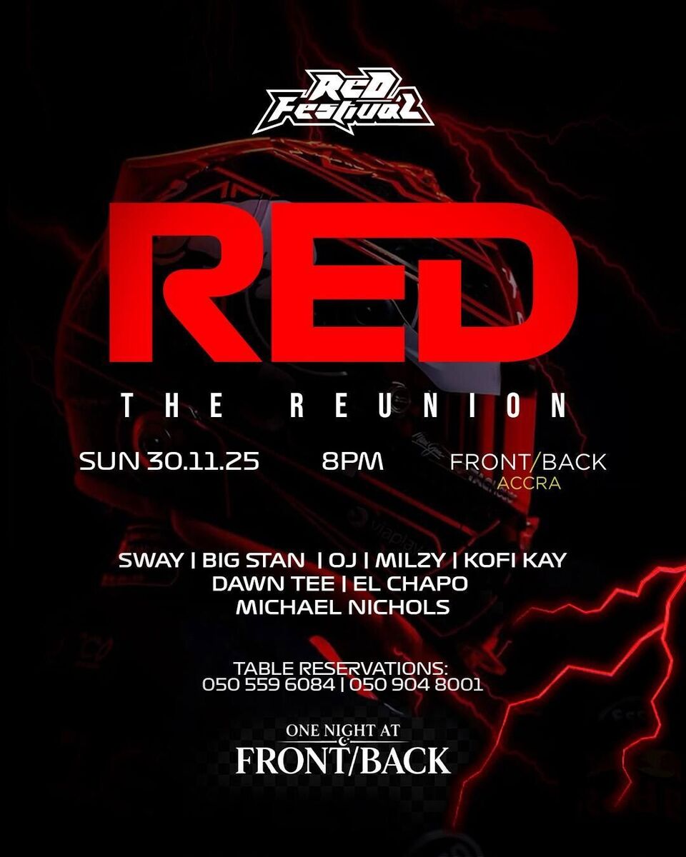 Ghana Events – RED (THE REUNION) - viewGhana - Your ultimate guide to Ghana