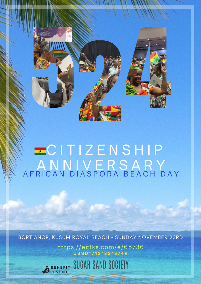 Ghana Events – 524 Citizenship Anniversary African Diaspora Beach Day ...