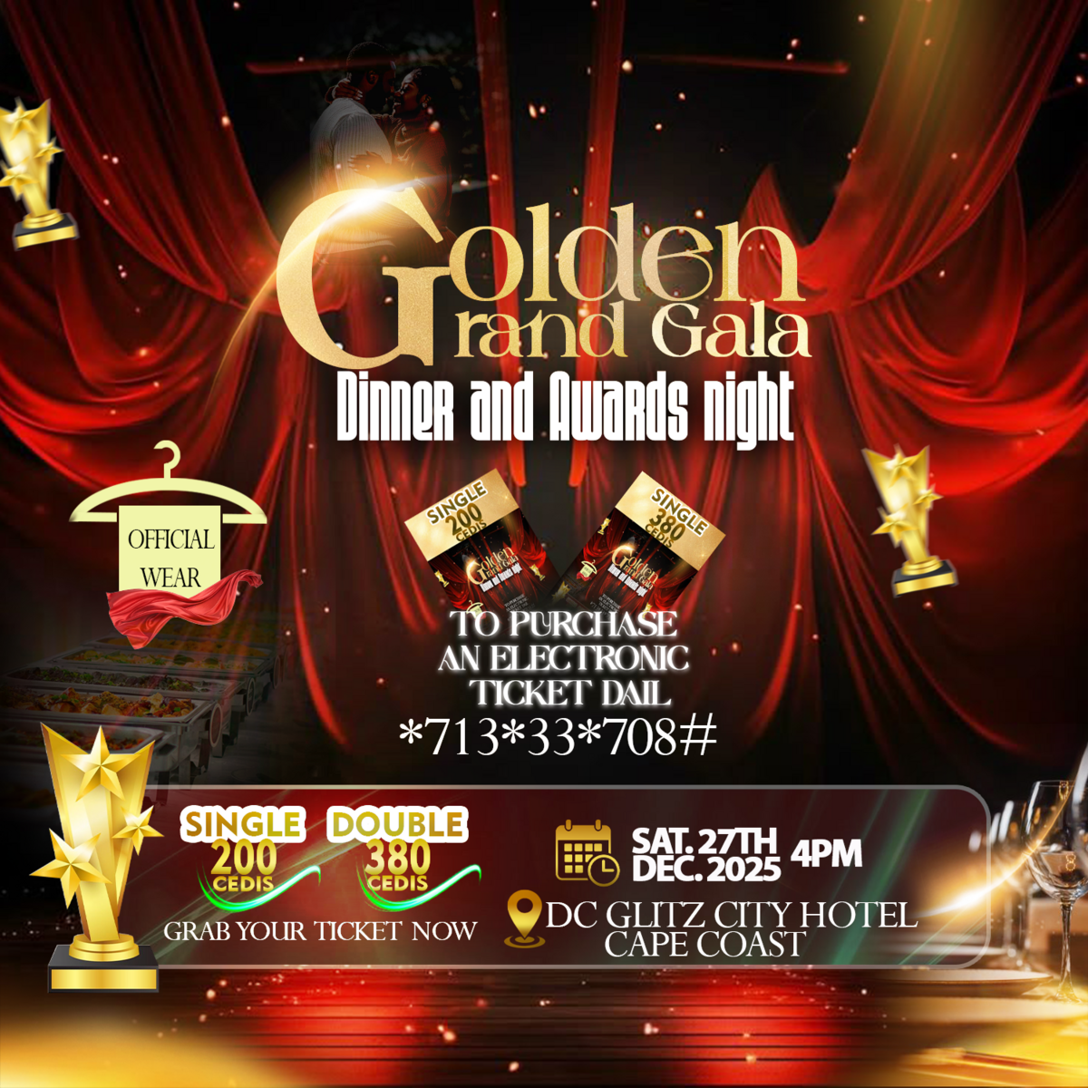 Ghana Events – GOLDEN GRAND GALA DINNER AND AWARDS NIGHT - viewGhana ...