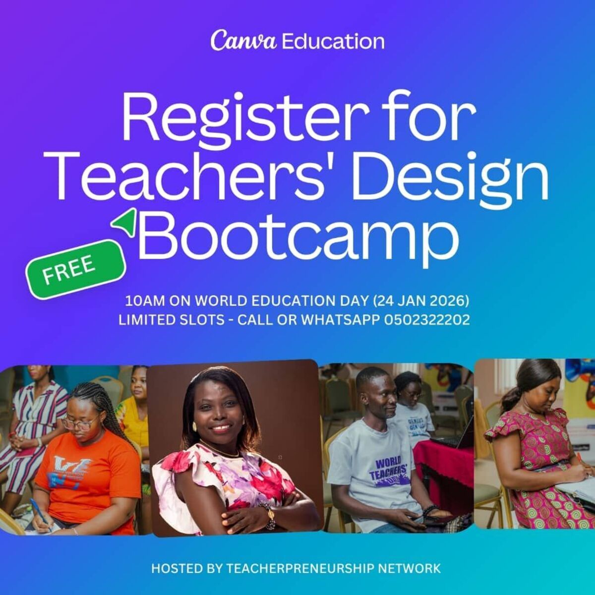 Ghana Events – Teacherpreneurship Network Design Bootcamp for Teachers ...