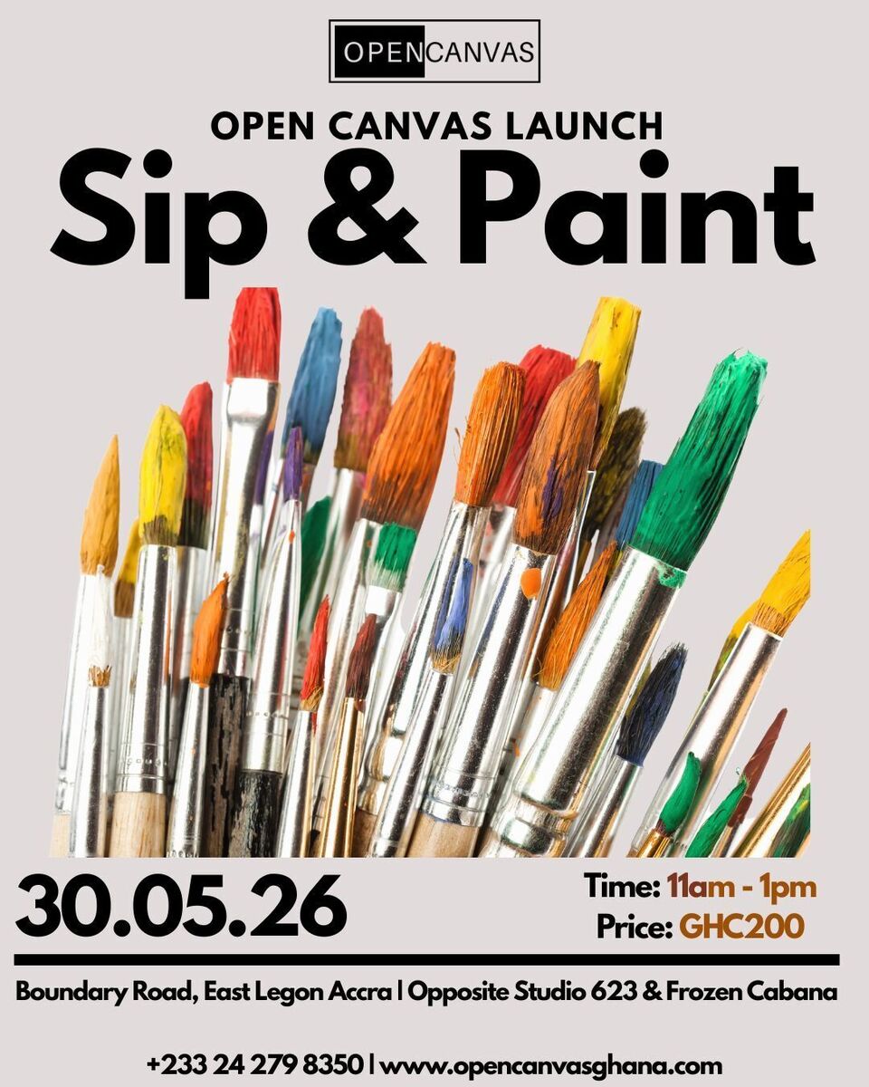 Ghana Events – Open Canvas Launch – Paint & Social – Complimentary Hot ...