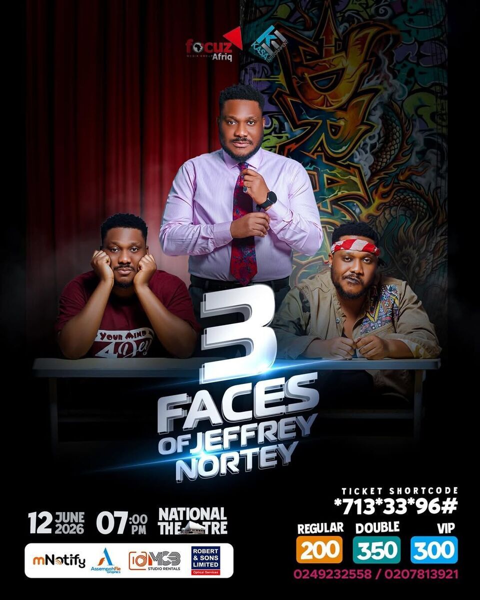 Ghana Events – 3 FACES OF JEFFREY NORTEY - viewGhana - Your ultimate ...